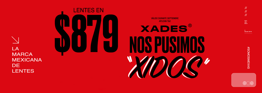 XADES | Ve hacia adelante | Conquista cualquier terreno.